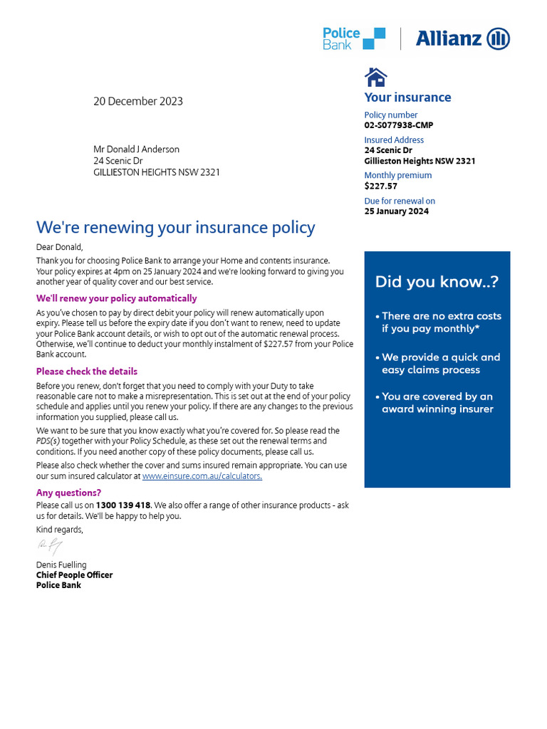 Policy Schedule | PDF | Insurance | Taxes