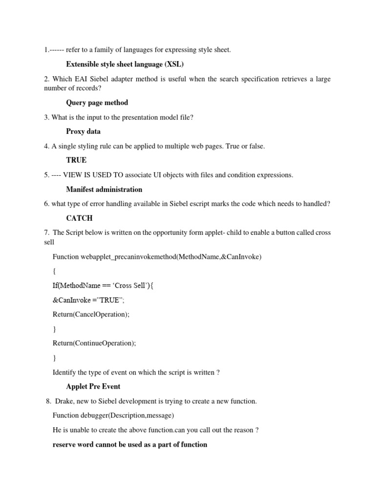 Siebel Development & EIM Guide | PDF | Boolean Data Type | Databases