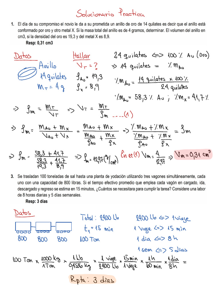 Solucionario Practica Cap 1 | PDF