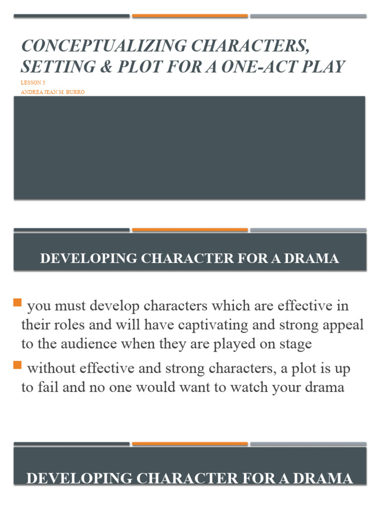 Conceptualizing Characters, Setting & Plot For A | PDF | Plot ...