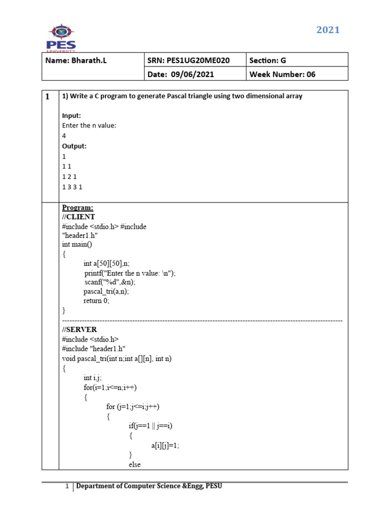 Bharath - L Week 6 | PDF | Computer Engineering | Computer Science