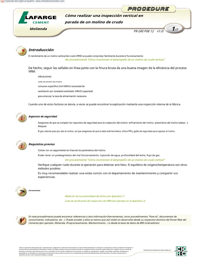 02 - How To Do A Vertical Mill On-Stop Inspection - En.es | PDF ...