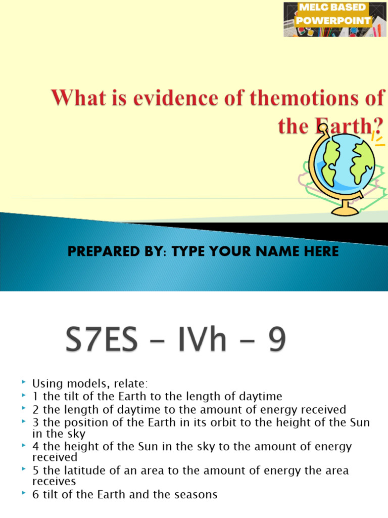 G7 Science Q4 - Week 5 Evidence of Rotation of The Earth-1 | PDF ...