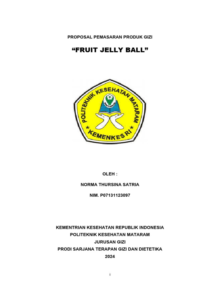 Proposal Pemasaran Norma Thursina Satria | PDF