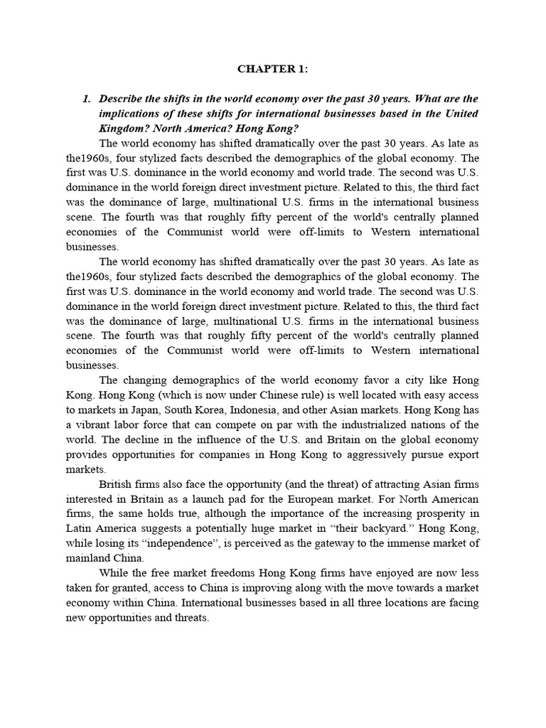 Critical Thinking & Discussion | PDF | Free Trade | Trade