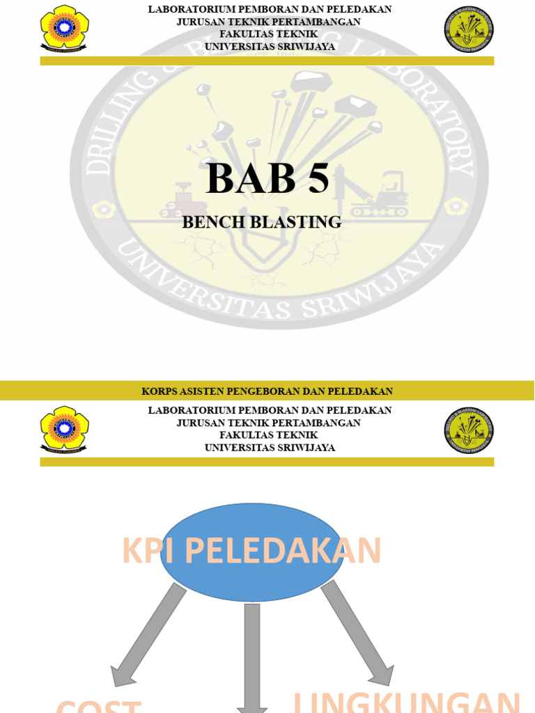 Bab 5 Bench Blasting | PDF
