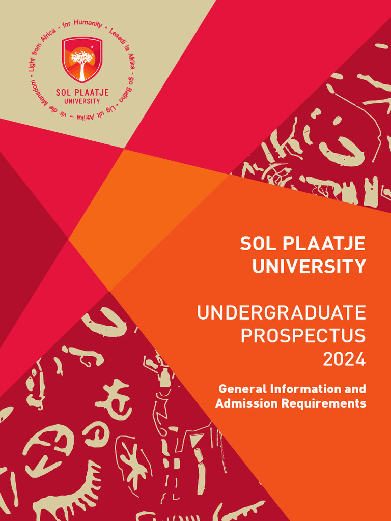 Sol Plaatje University 2024 Prospectus | PDF | Academic Degree | Data ...