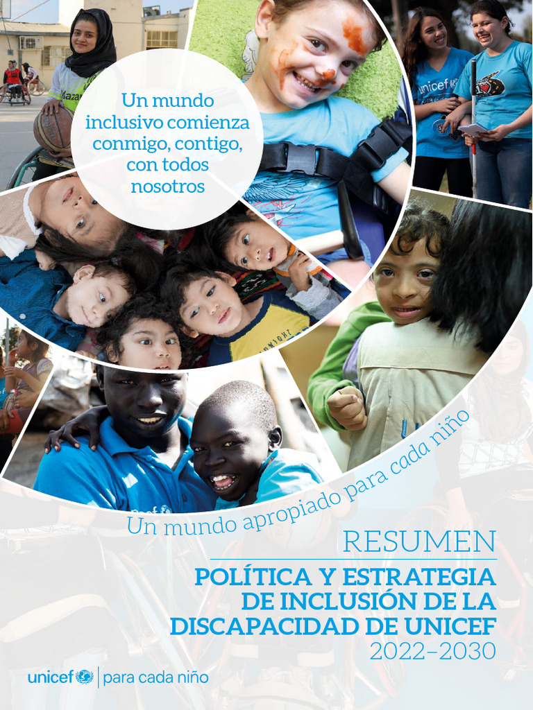 UNICEF Disability Inclusion Policy and Strategy (DIPAS) 2022-2030 | PDF ...