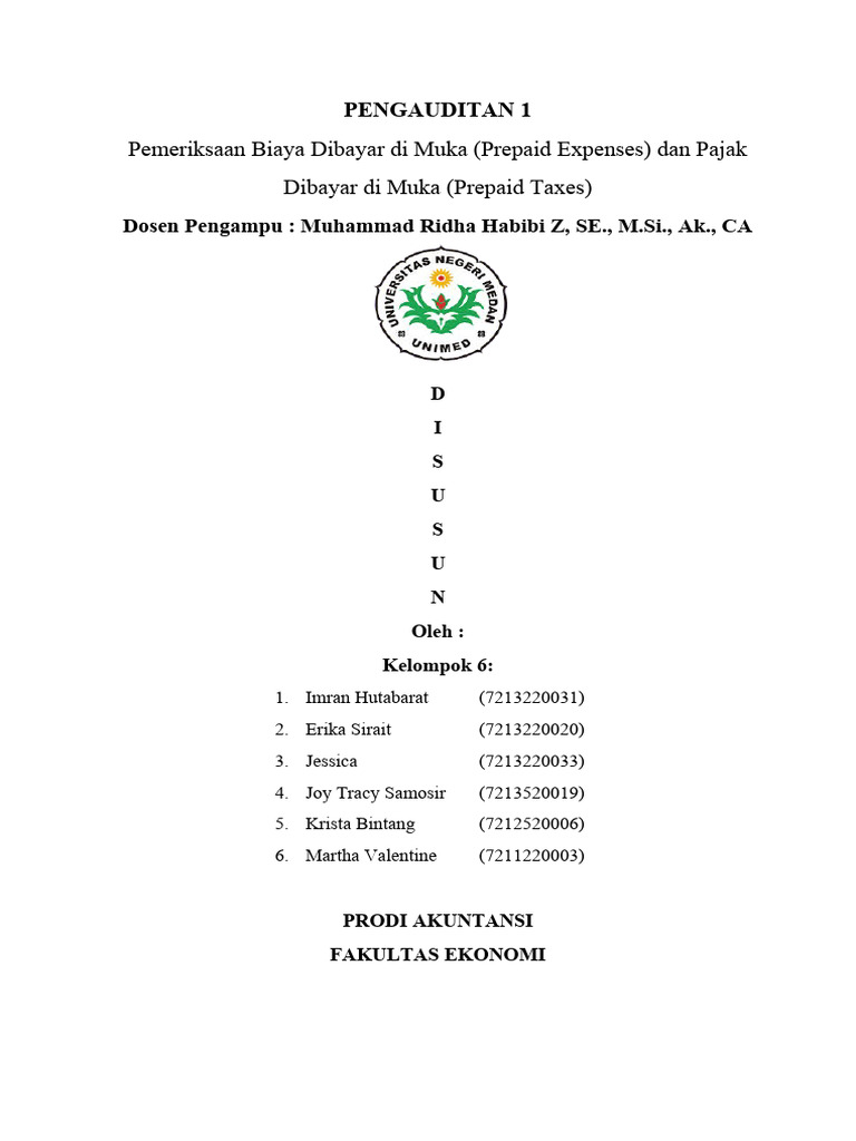 Audit Biaya dan Pajak Dibayar di Muka | PDF