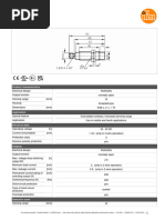 Inductive Sensor IE5338 Specifications | PDF | Bipolar Junction ...