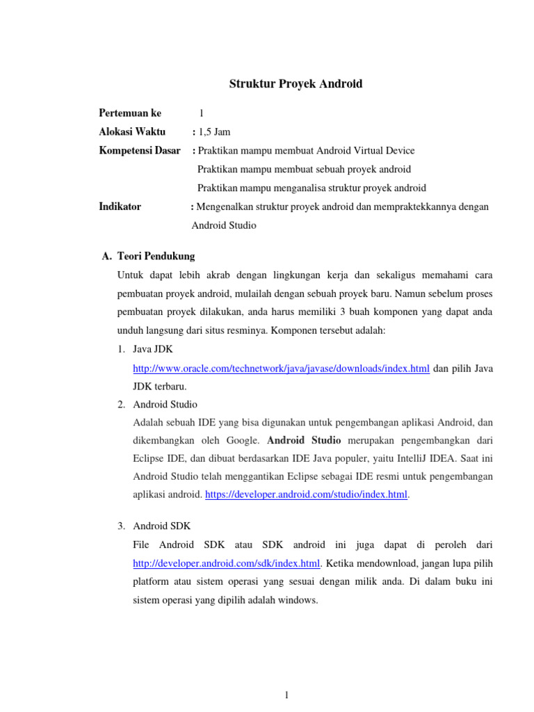 Praktikum Pemrograman Mobile 1 | PDF