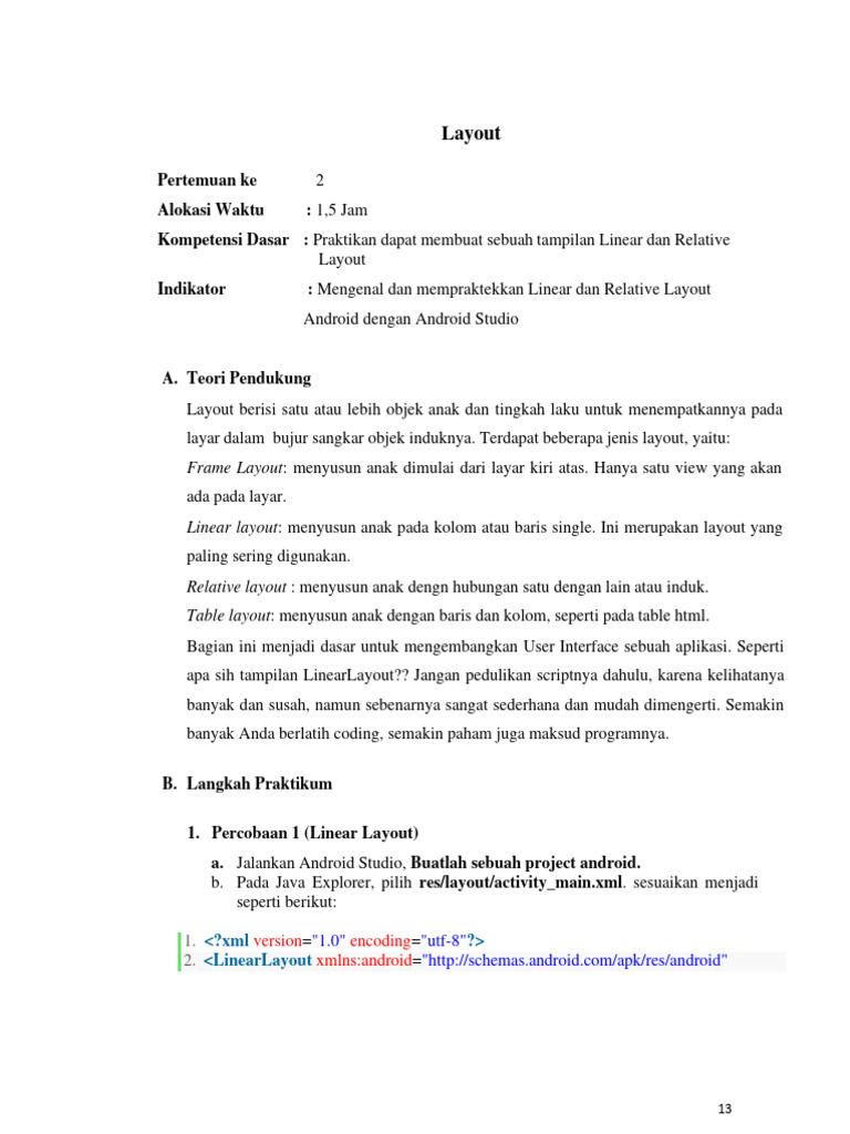 Praktikum Mobile Programming Bagian 2 | PDF