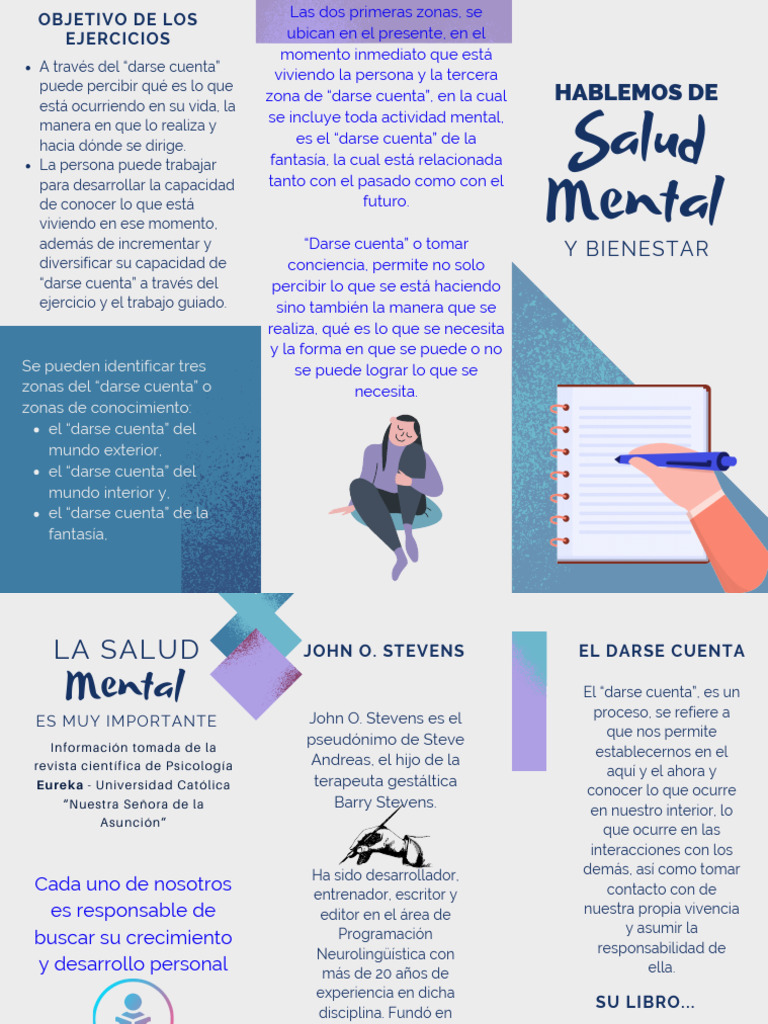 El Darse Cuenta: Conciencia Personal | PDF | Percepción | Educación en ...