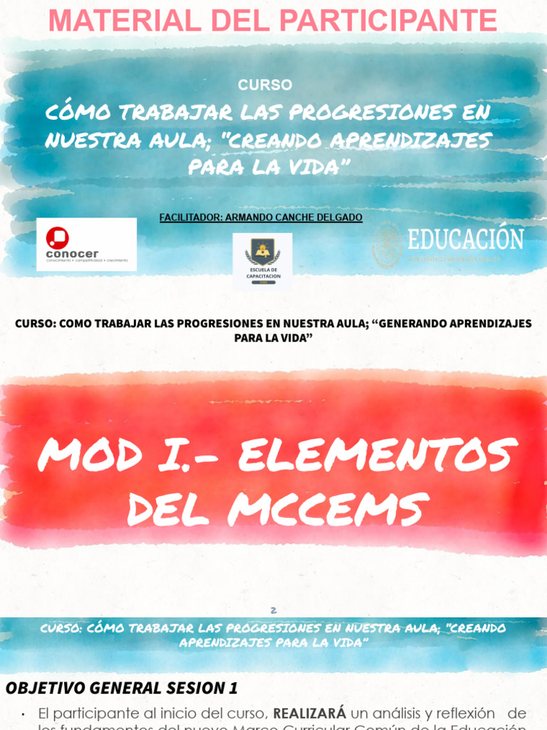 Progresiones en Aula: MCCEMS y Aprendizajes | PDF | Plan de estudios | Aprendizaje