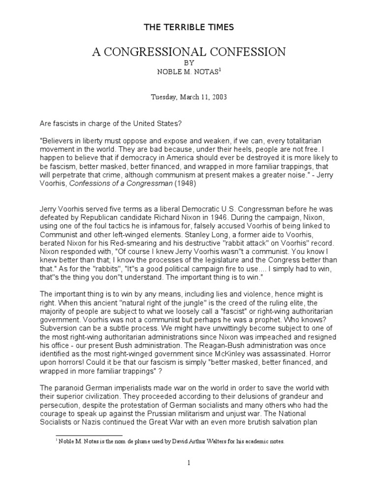 U.S. Fascism: A Historical Perspective | PDF | Fascism | United States ...