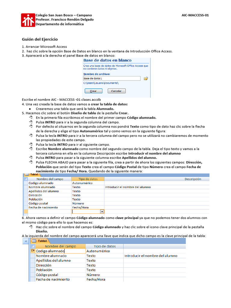 AIC - MACCESS - 01 Clase | PDF | Software | Informática