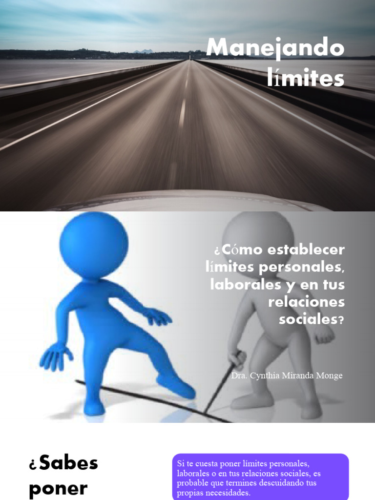 3 - Manejando Límites Personales | PDF | Las emociones | Mente
