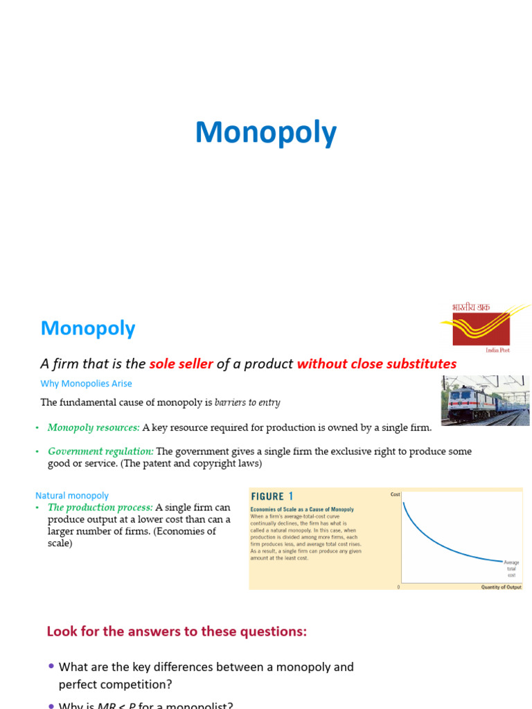 09_MonopolyMonopolistic | PDF | Monopoly | Profit (Economics)