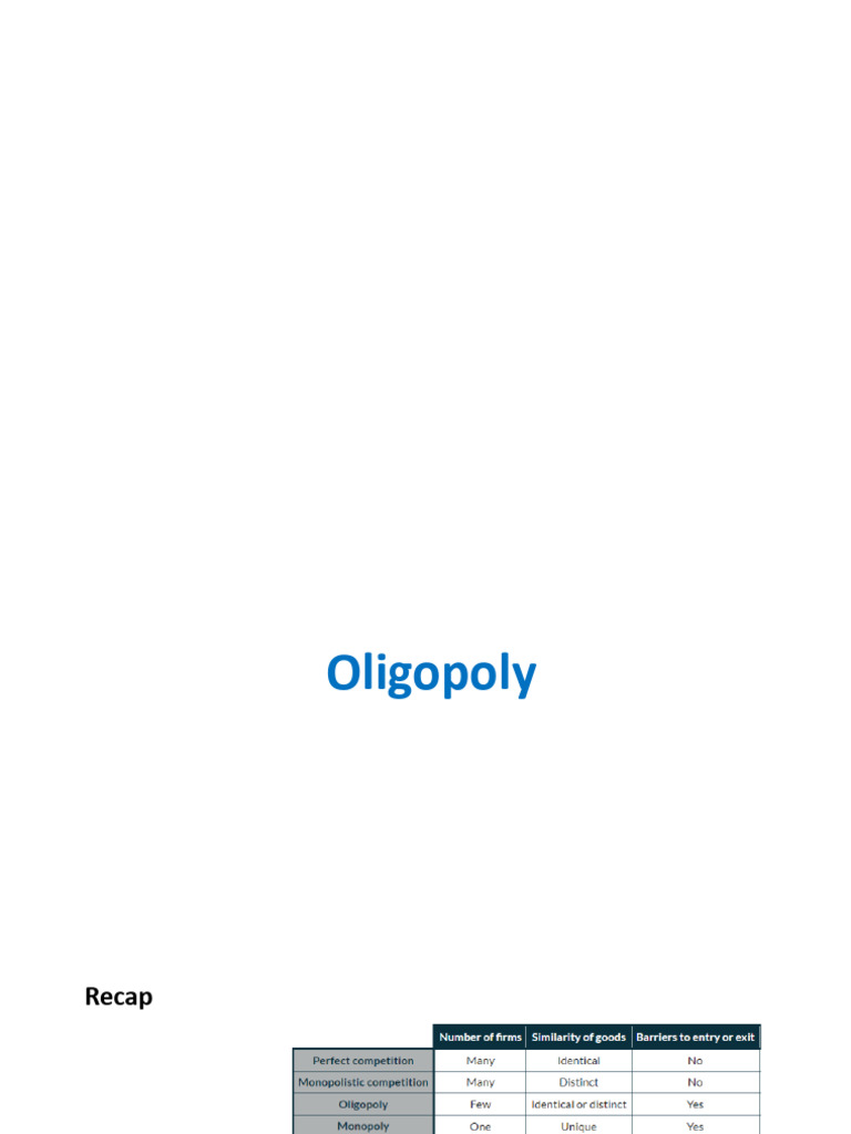 10 Oligopoly | Download Free PDF | Oligopoly | Demand 10 Oligopoly | Download Free PDF | Oligopoly | Demand