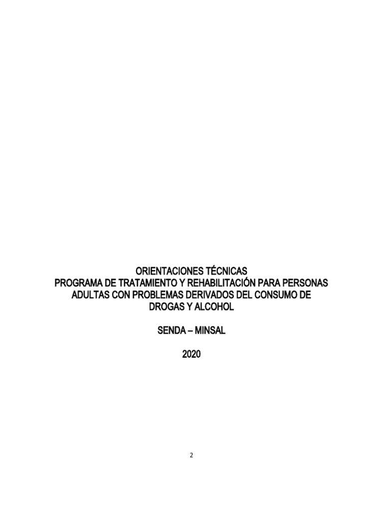 Anexo No 3A Orientaciones Tecnicas de Los Planes de Tratamiento y ...