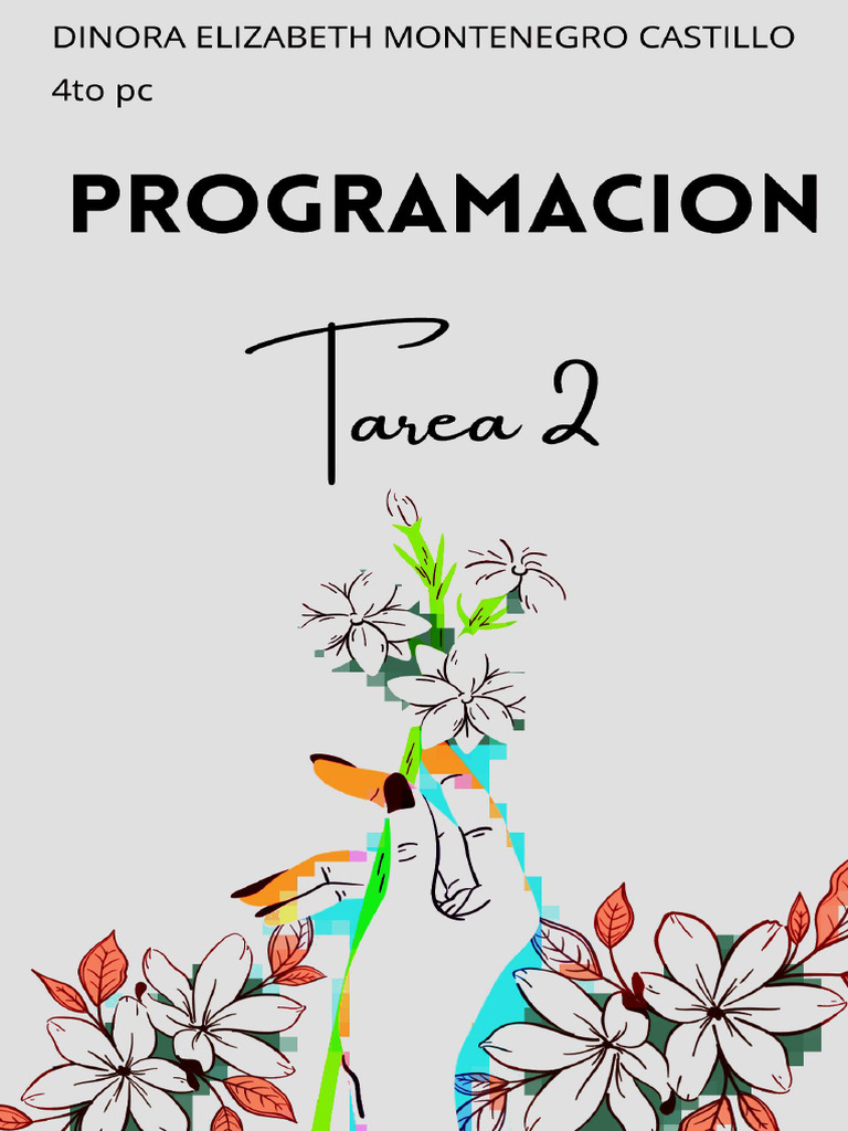 Tarea 2 programacion | PDF