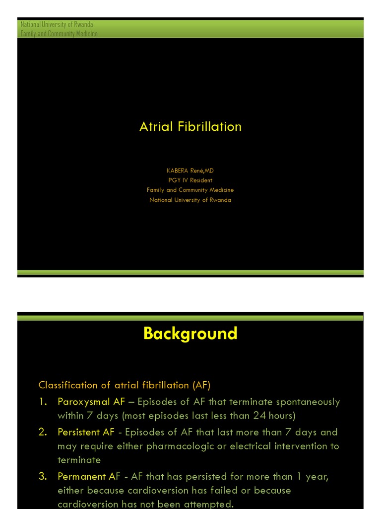 Atrial Fibrillation | PDF | Heart Failure | Myocardial Infarction