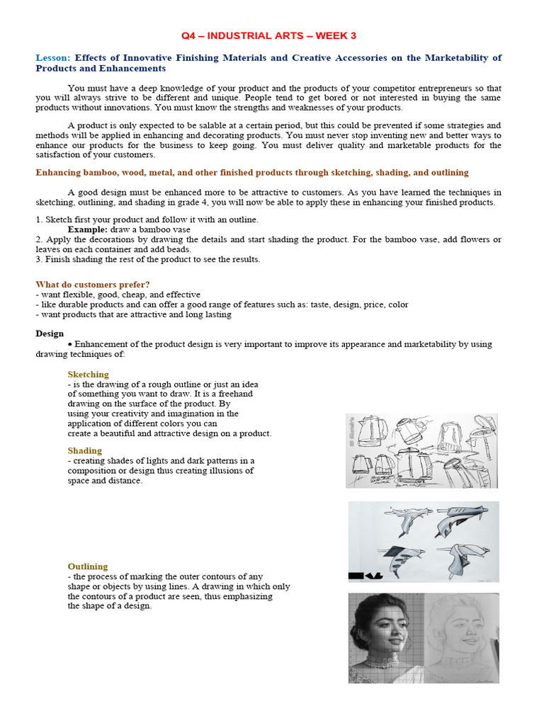 Lesson | PDF | Drawing | Design