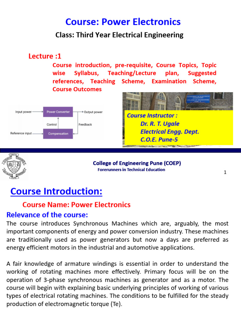 TY - Elec Engg - Power Electronics - UNIT 1 - Lecture PPTs - Dr. R. T ... TY - Elec Engg - Power Electronics - UNIT 1 - Lecture PPTs - Dr. R. T ...
