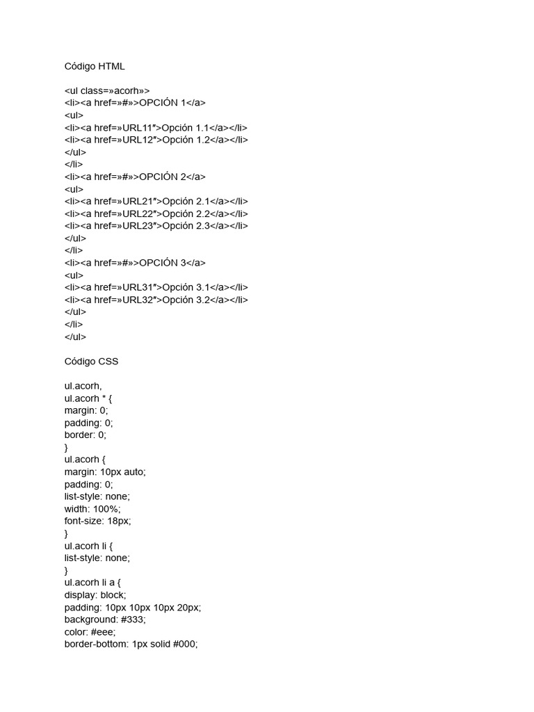 Ejercicio HTML Y CSS | PDF | Consorcio Mundial de la red | Estándares ...