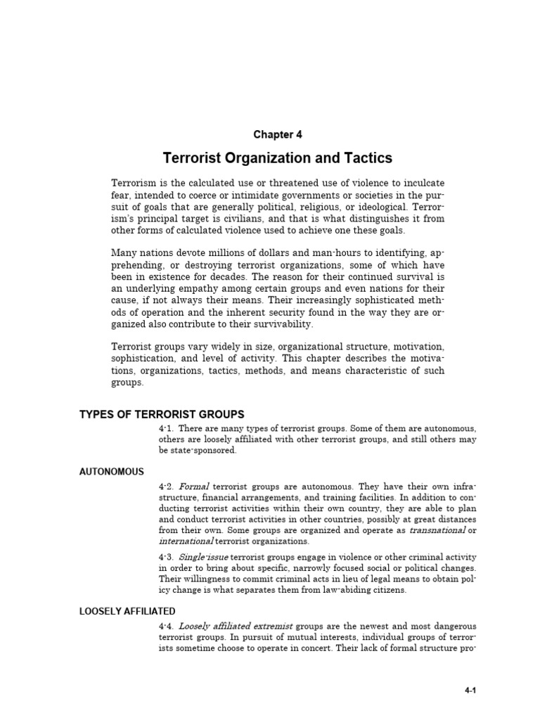 Chap 4 Terrorist | PDF | Motivation | Motivational