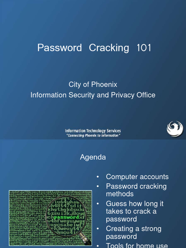 Everybody Password Cracking 101 Pdf Password Authentication