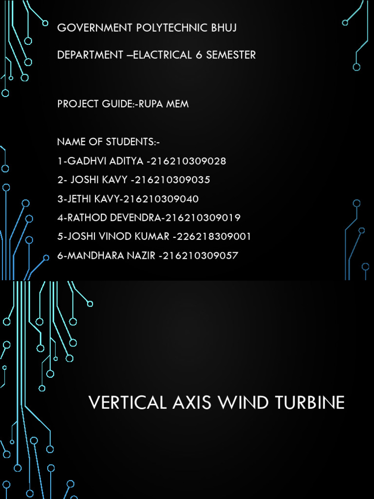 Government Polytechnic Bhuj Department - Elactrical 6 Semester | PDF ...