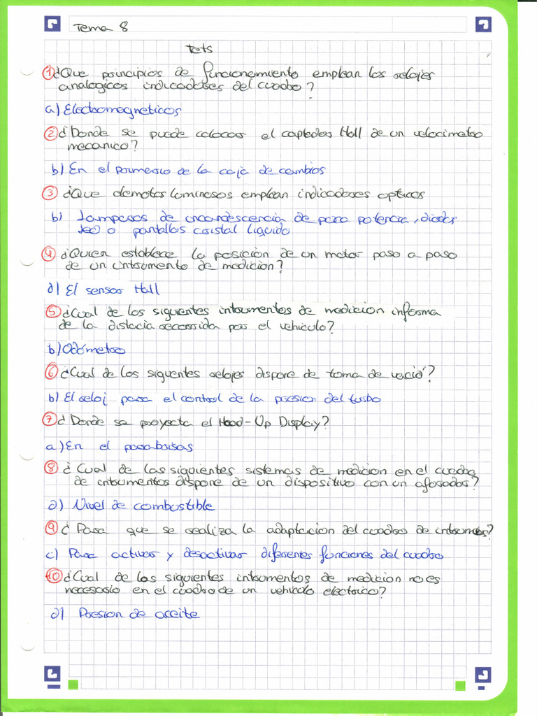 CA Tema 8 Test | PDF