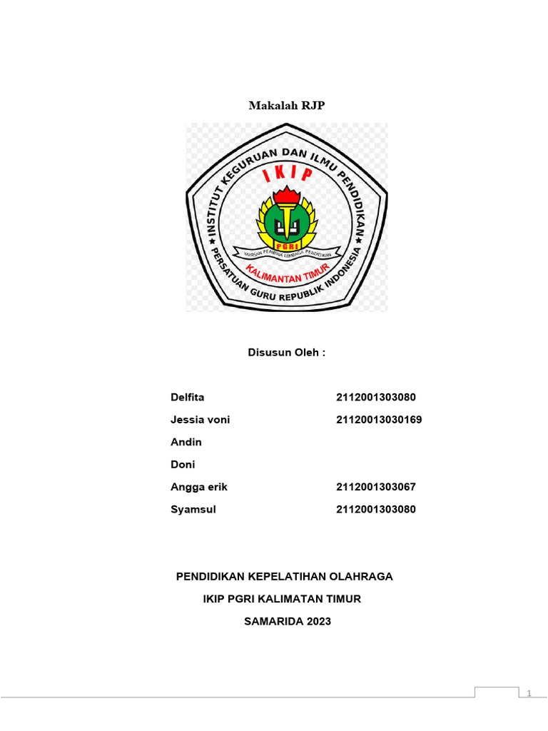 Makalah RJP | PDF | Sains & Matematika