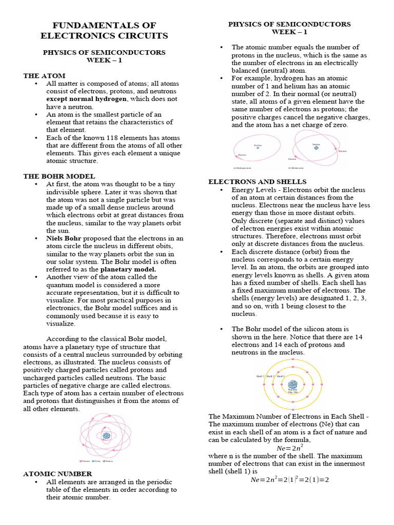 Fundamentals of Electronics Circuits - Reviewer | PDF | Semiconductors ...
