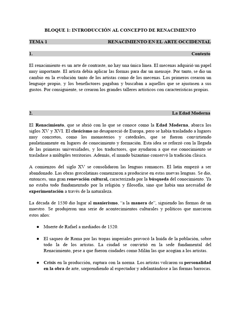 Renacimiento | PDF | Renacimiento | Pinturas