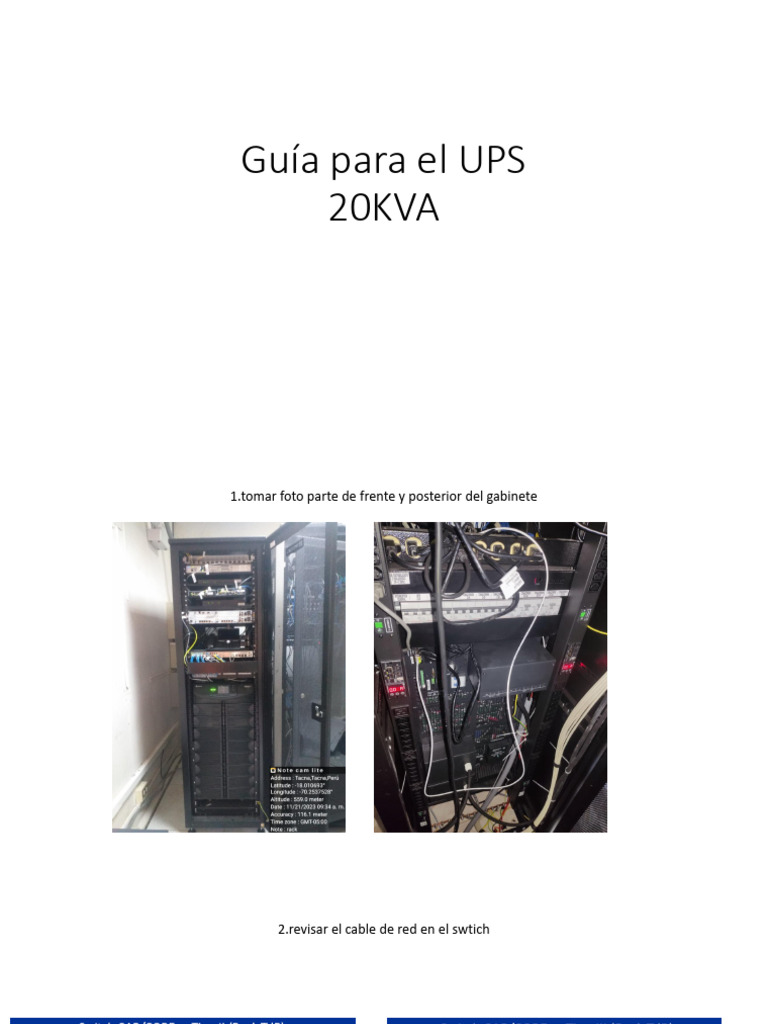 Guía para El UPS - 20KVA V1 | PDF | Controlador de interfaz de red ...