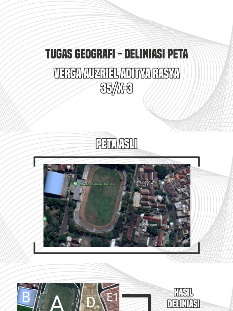 Deliniasi Peta - Verga | PDF