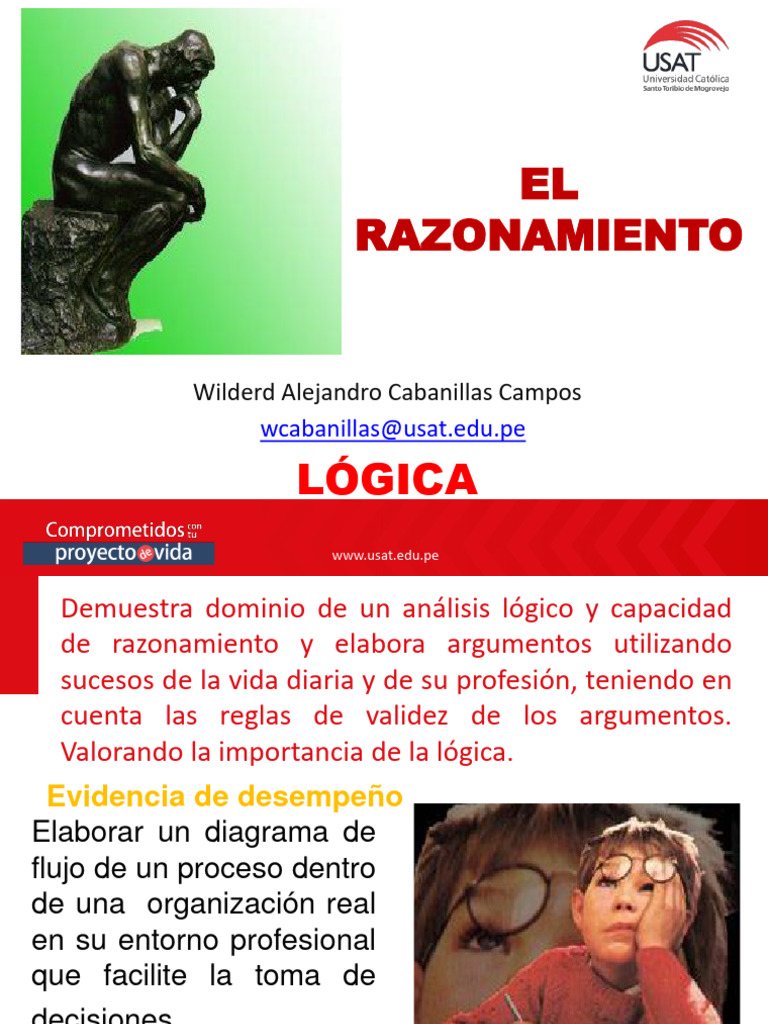 S1 El Razonamiento | PDF | Razonamiento deductivo | Inferencia