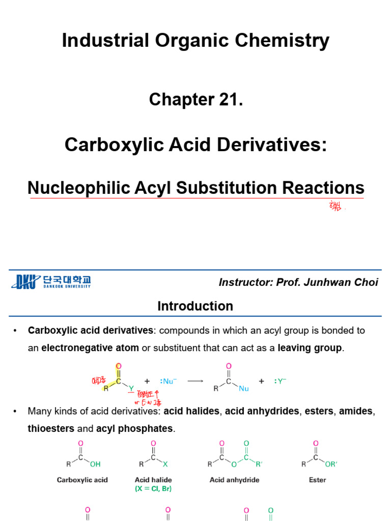 Chapter 21. Carboxylic Acid Derivatives | PDF | Ester | Amide
