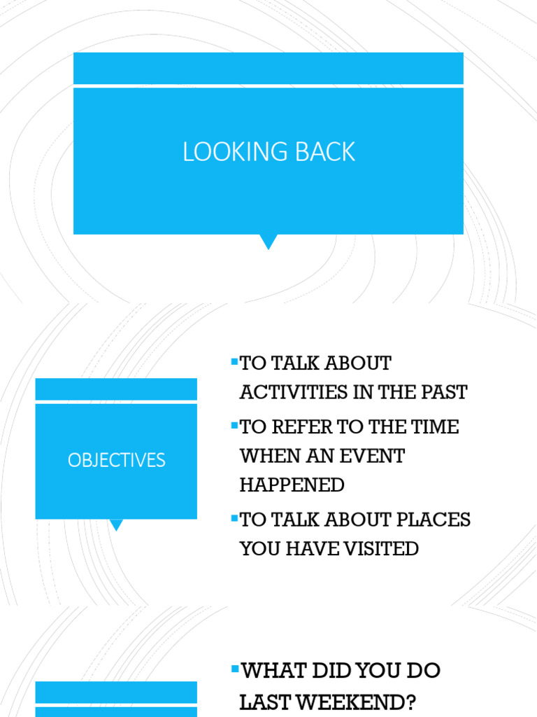 Looking Back 2 | PDF Looking Back 2 | PDF