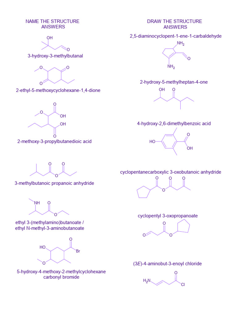 Activity 3 Orgchem Answers Plus Xtra Ques | PDF | Organic Chemistry | Chemistry