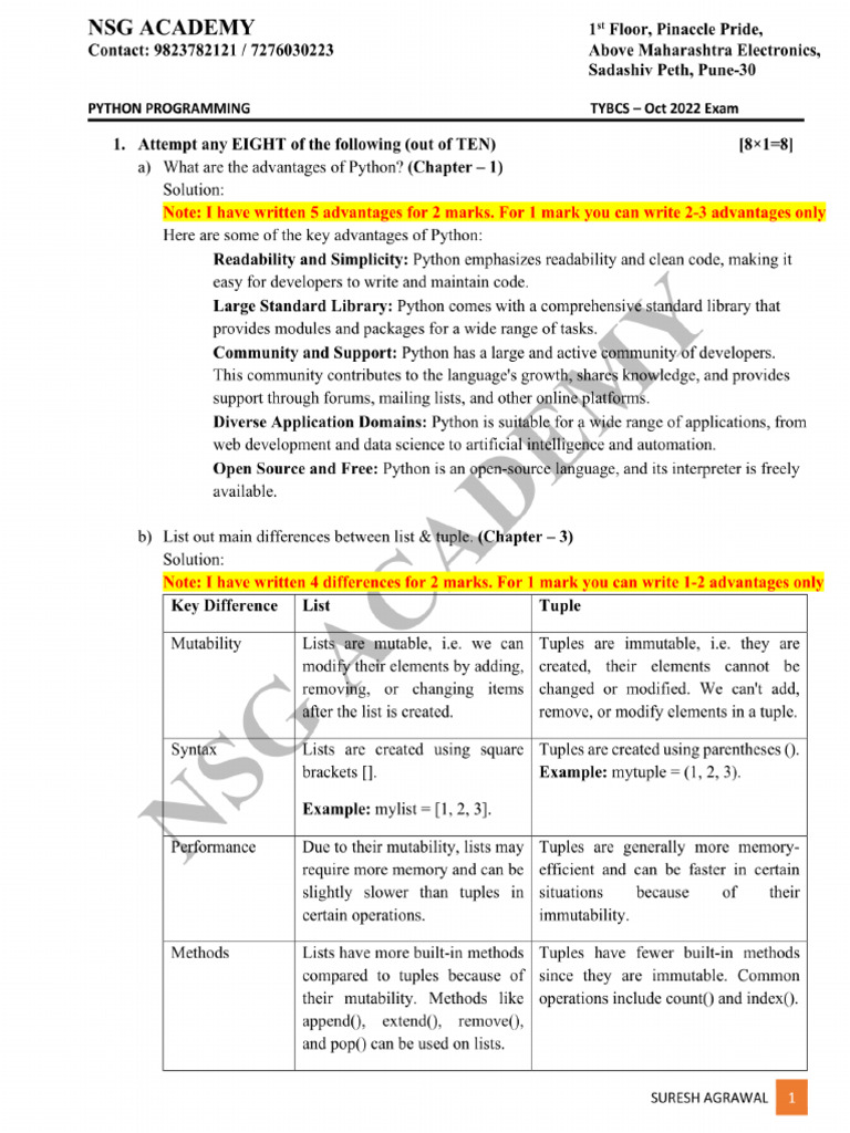PYTHON - Solution_Oct22_NSGAcademy | PDF