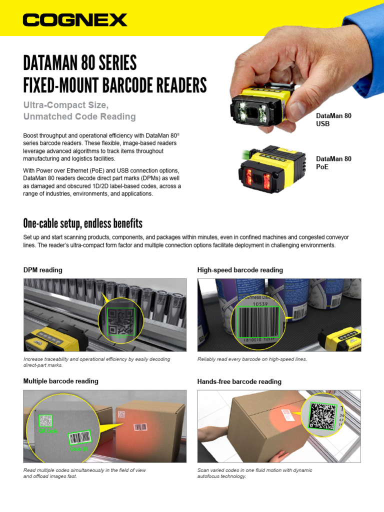 Datasheet DM80 Final 07-2023 EN | PDF | Barcode | Computer Engineering
