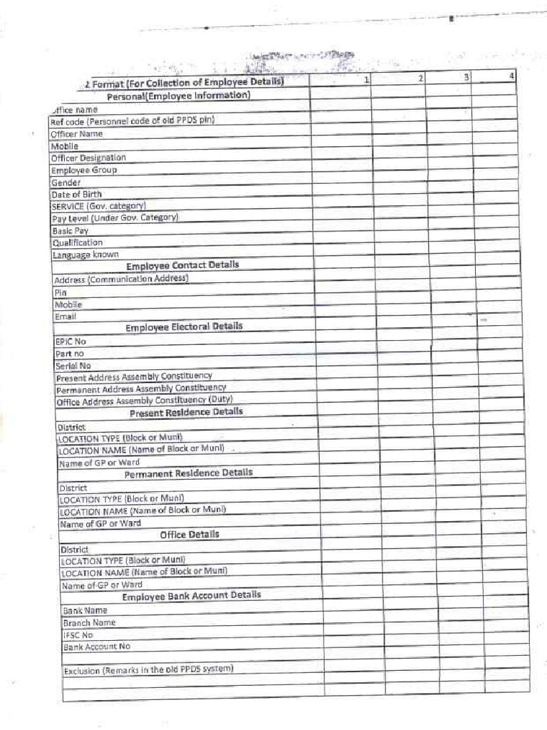 Election PP2 Form | PDF