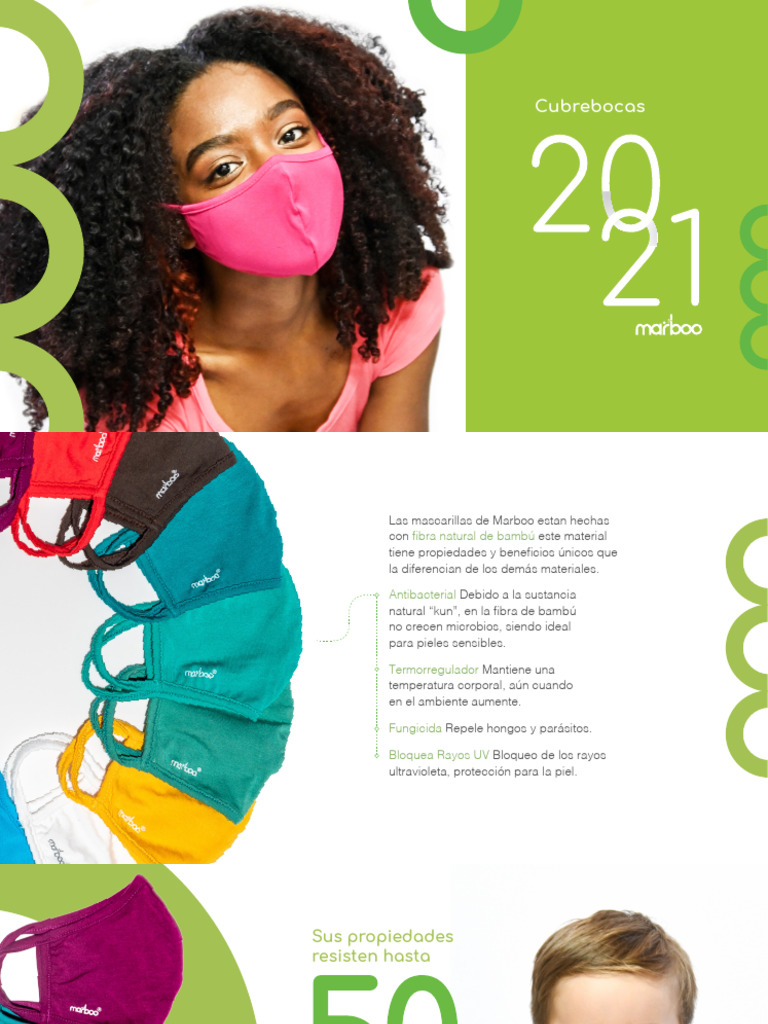 02 Catalogo - Cubrebocas - Marboo | PDF