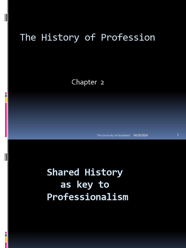 Chapter 2 History of A Profession | PDF | Physical Therapy | Disability