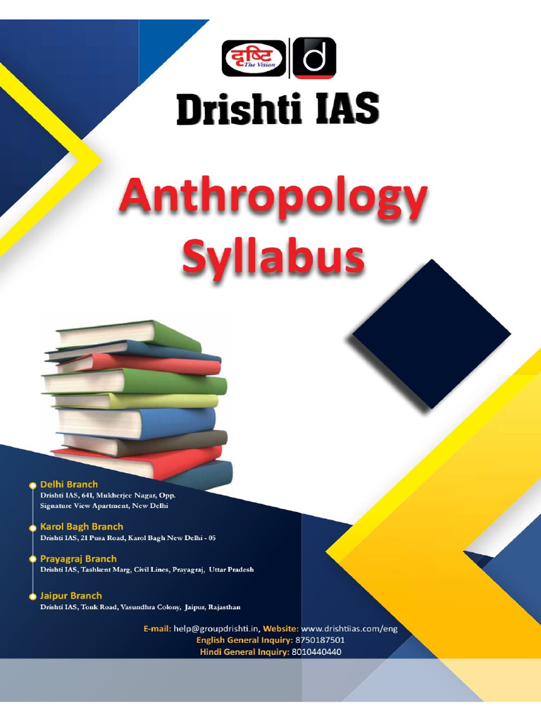 Anthropology Syllabus | PDF