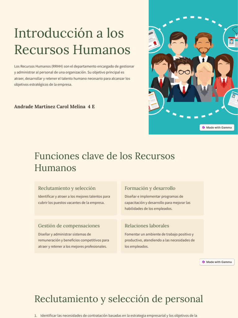 Introduccion A Los Recursos Humanos | PDF | Gestión de recursos humanos | Business