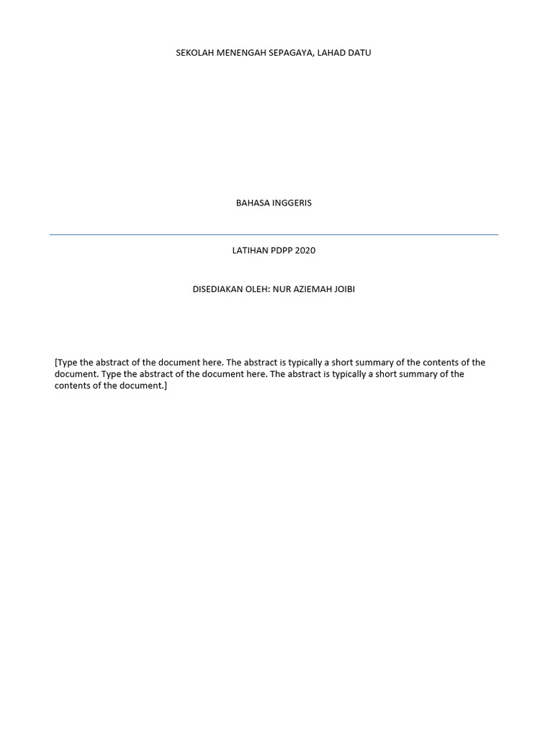 Exercise For Form 5 2020 Pdf